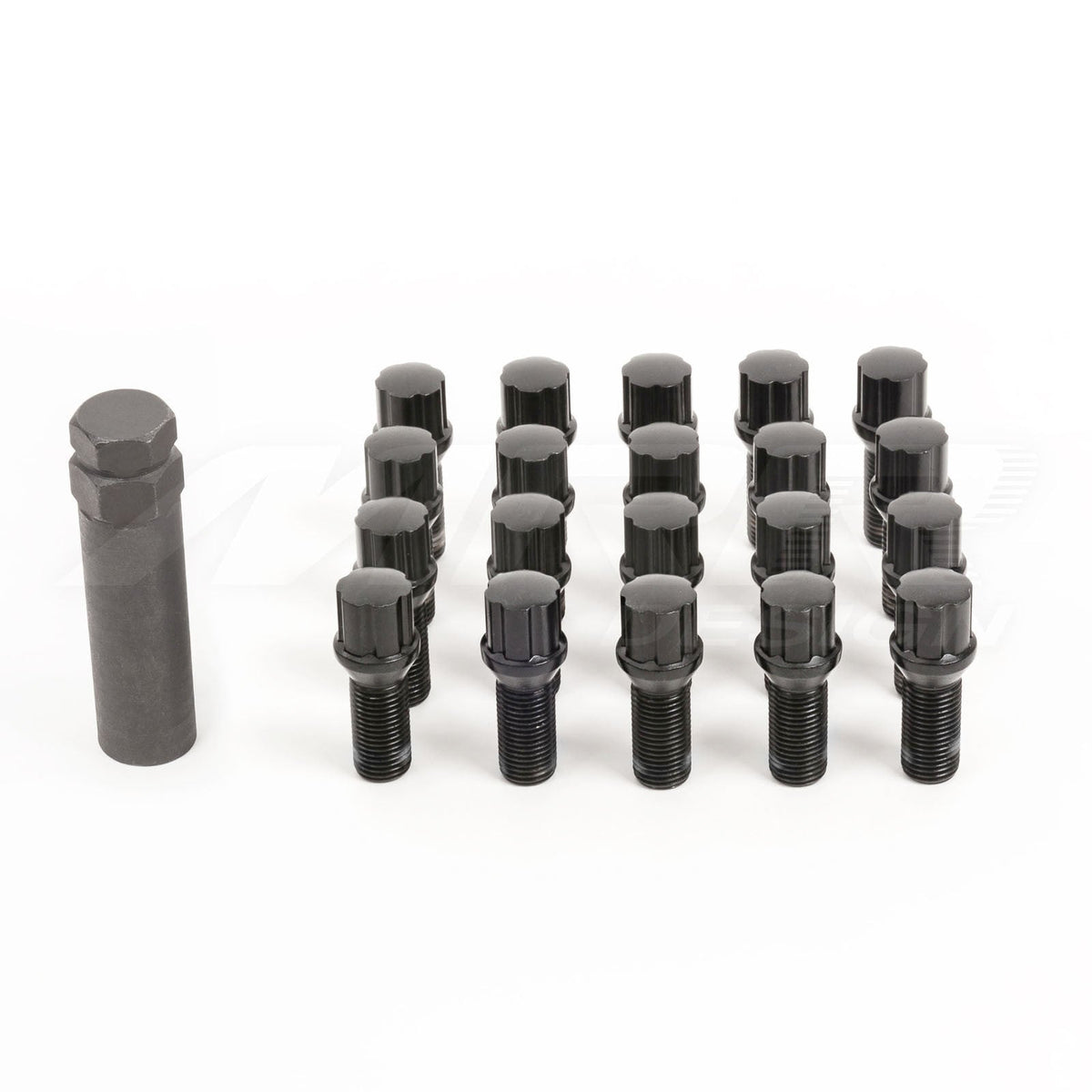 Spline Lug Bolts w/ Key - Black – Vors Wheels